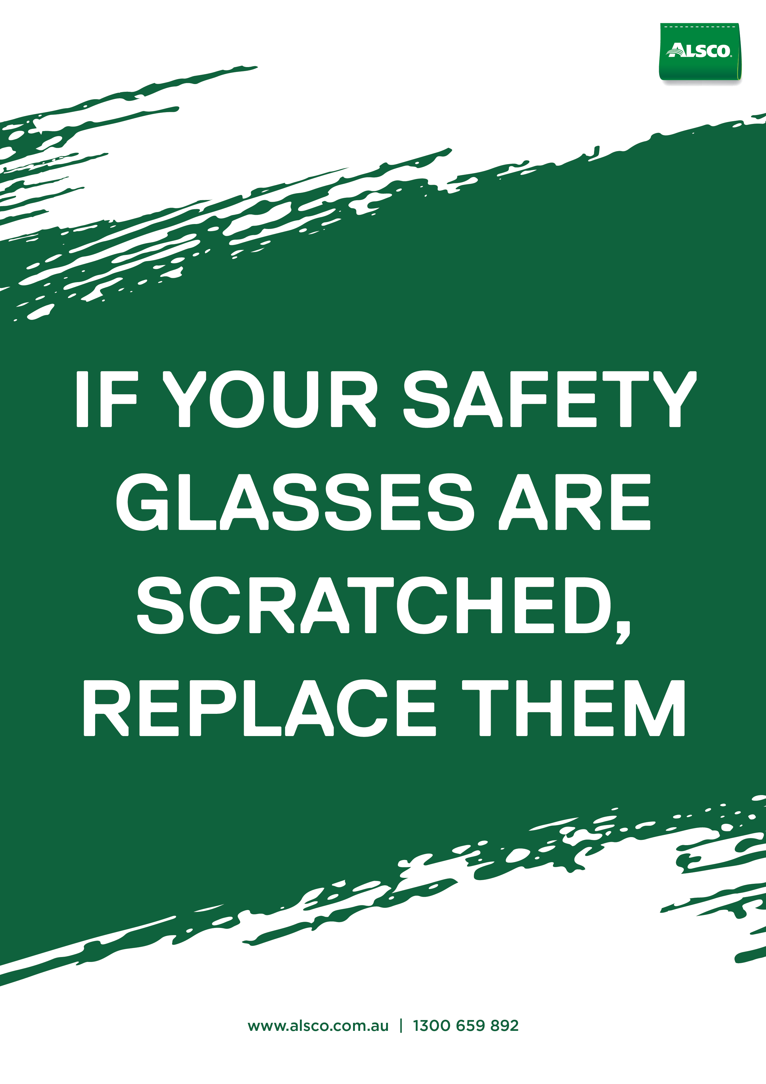 Short Safety Message Posters | Free Workplace Posters | Alsco First Aid